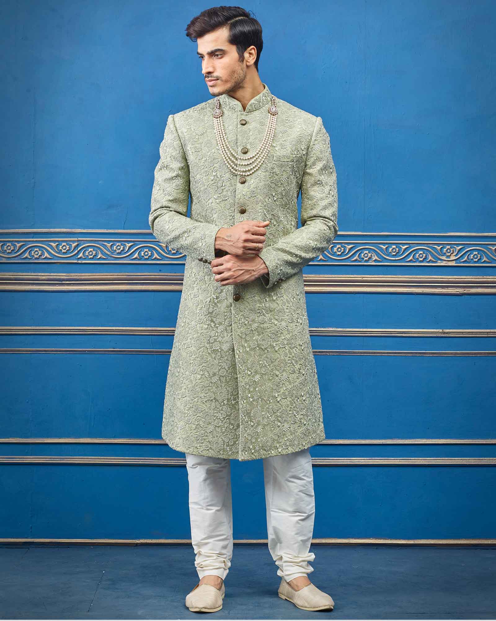 Wedding Sherwani | Grooms Sherwani | Reception wedding ...