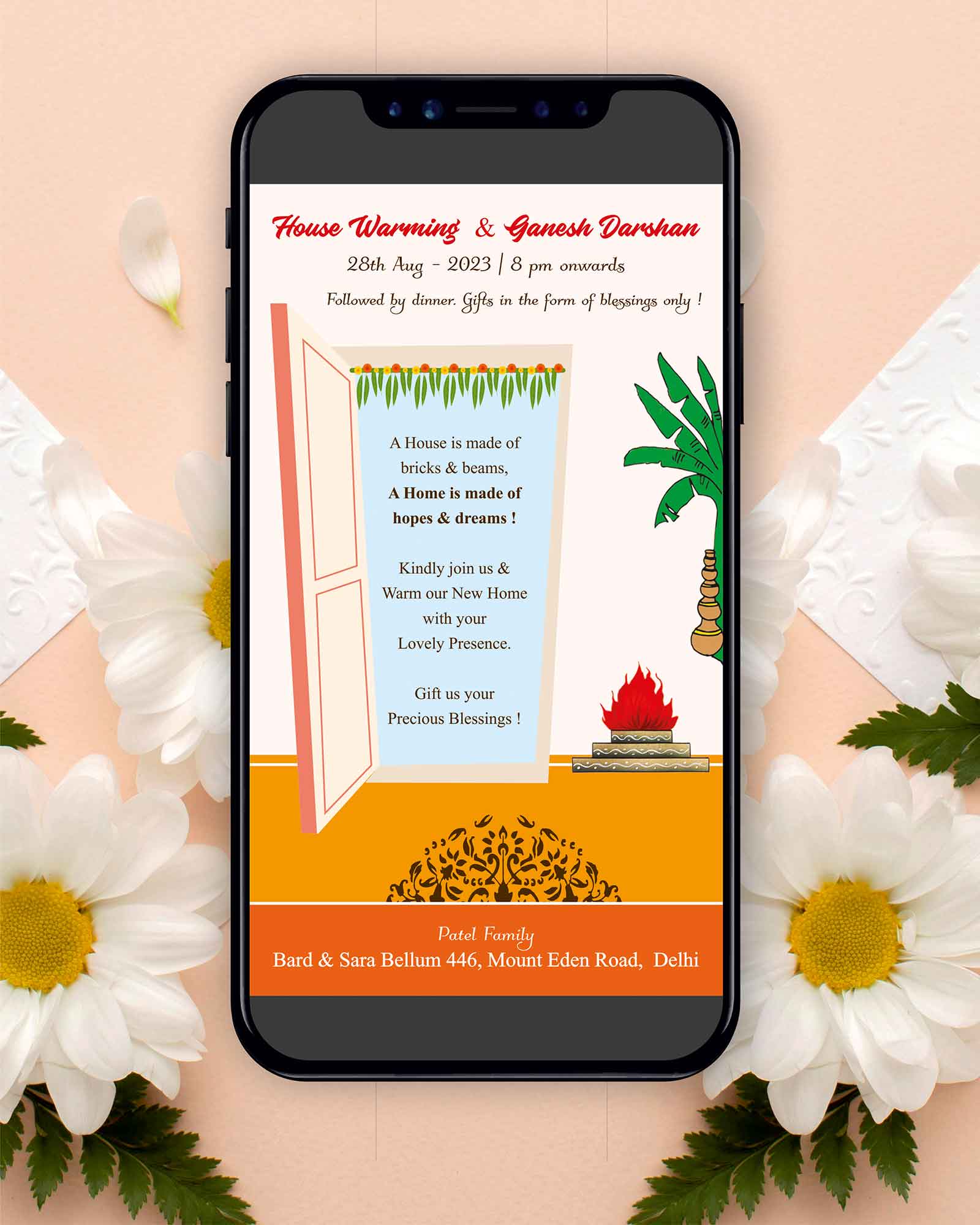 Engagement Ceremony Einvite,Ring Ceremony digital invite ...