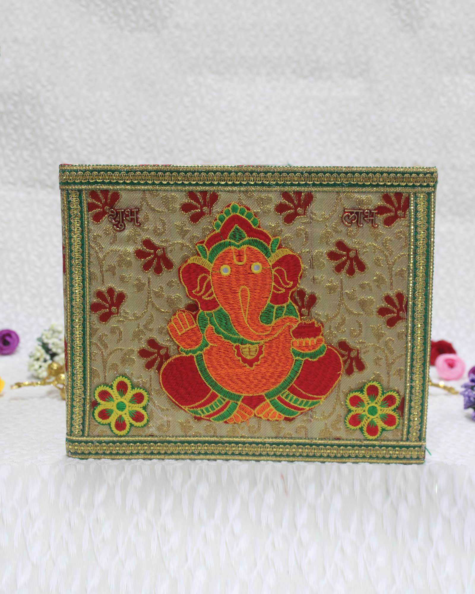 Buy Ganpati Cream Theme Lagna Patrika Lagna Patrika for Wedding at ...