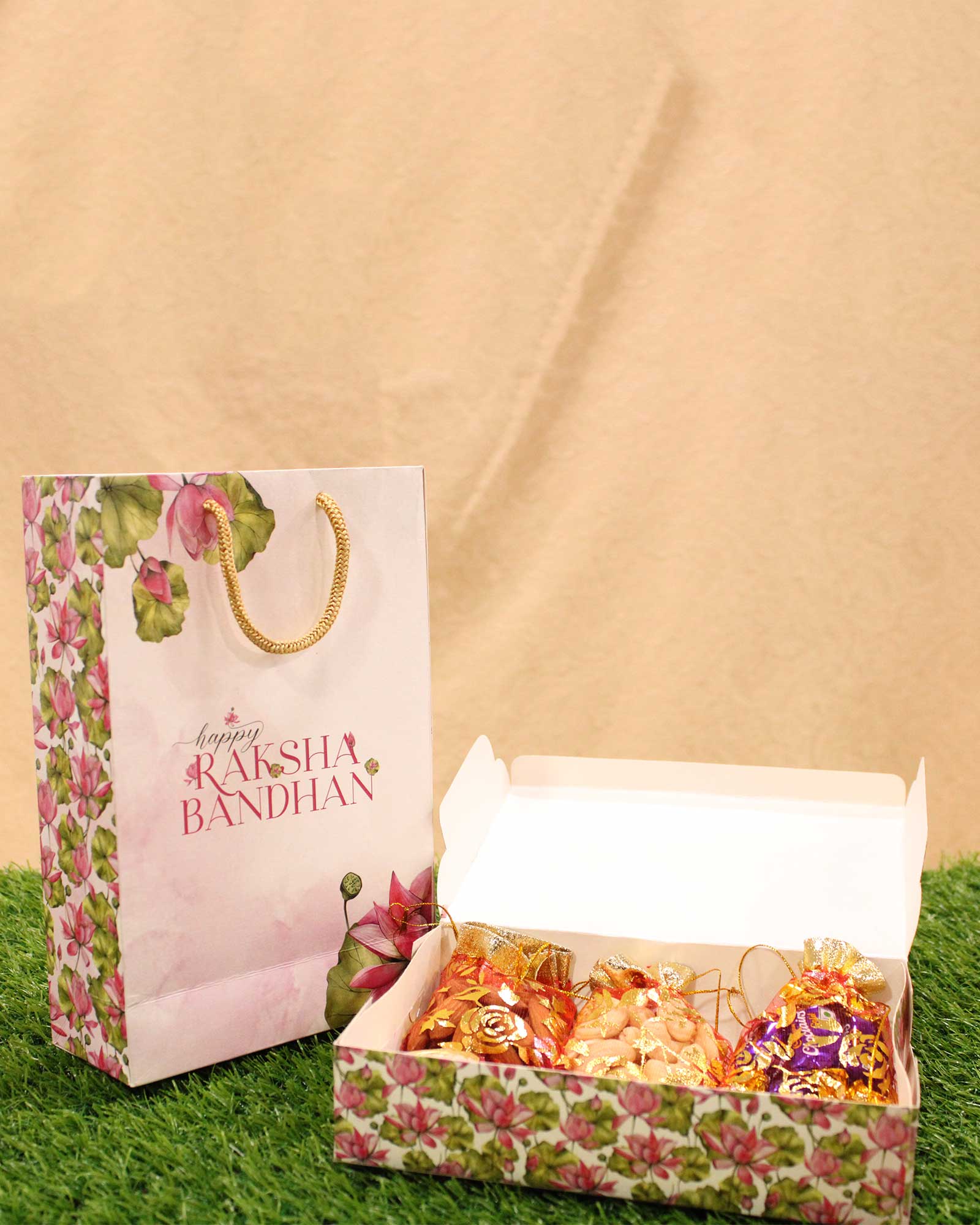 Flower Theme Hamper Gift For Brothers